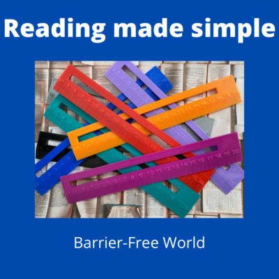 Dyslexia Reading Ruler - Essential Aid for ADHD, Neurodivergent, and ...