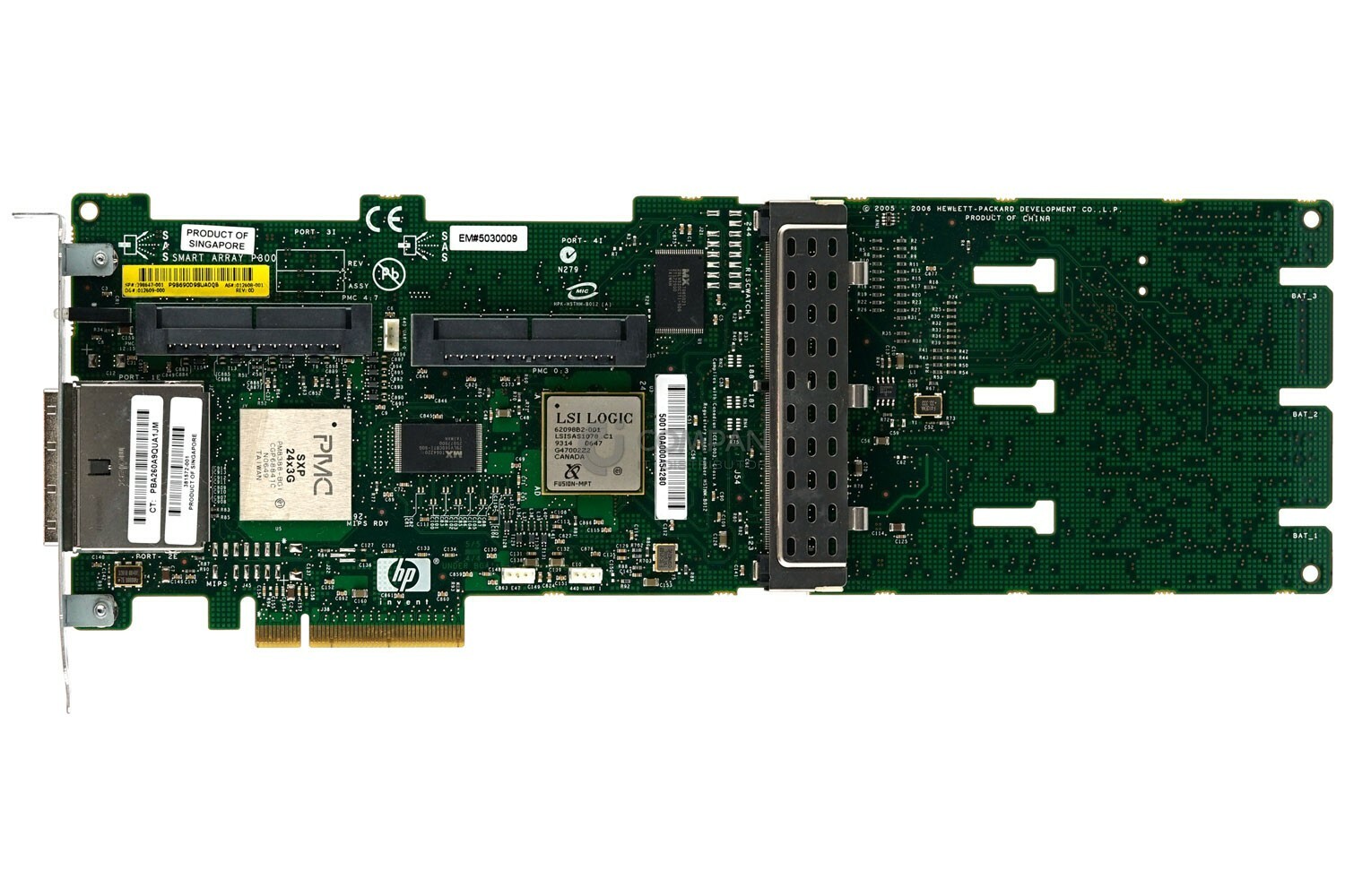 381572-001 HP SMART ARRAY P800 SAS RAID CONTROLLER PCI-E - 398647-001 ...