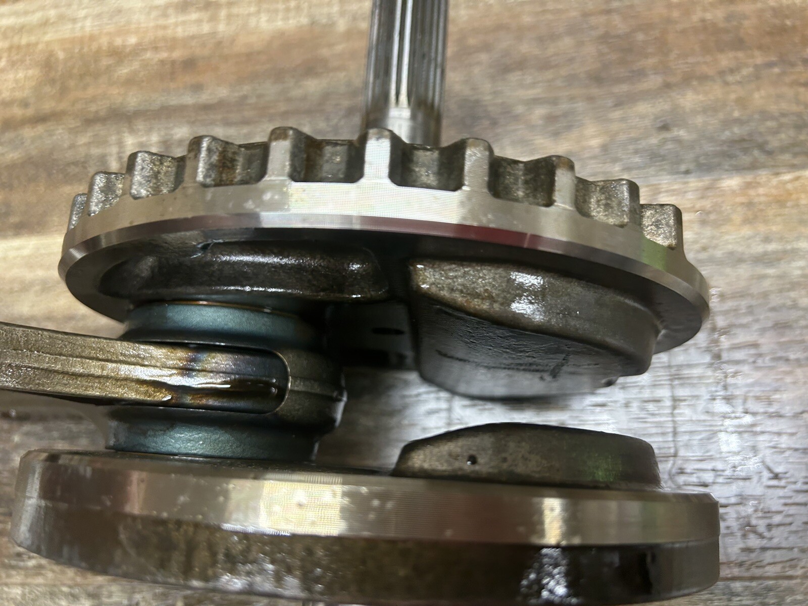 2007 07 Harley Electra Glide Crank Crankshaft Shaft Rods Flywheel Shaft ...