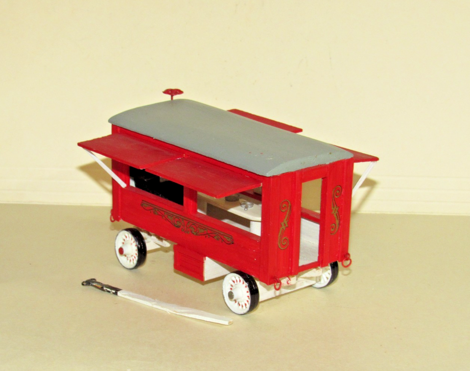 O gauge CIRCUS or CARNIVAL CONCESSION WAGON for Model Train Layouts ...