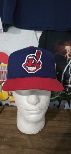 Vintage Cleveland Indians Snapback Hat Sports Specialties Plain Logo ...