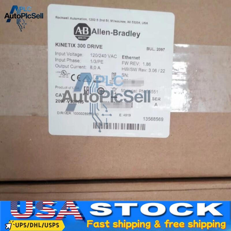 NEW 2097-V33PR5 ALLEN BRADLEY Kinetix 300 Servo Drive 2097V33PR5 US ...