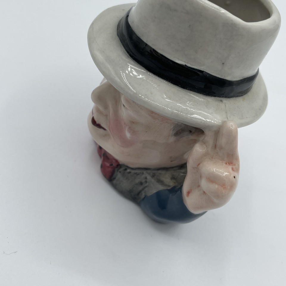 Vintage Audley Pottery Mini Character Jug, Winston Churchill | eBay
