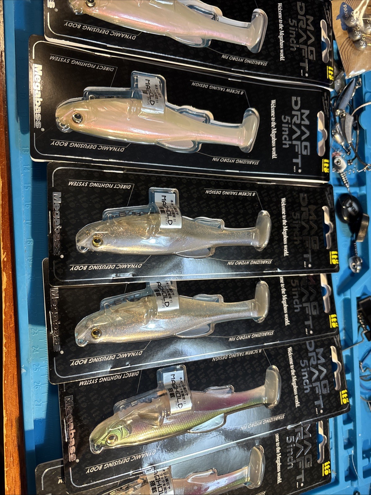 Lot Of (6) Megabass Magdraft 5 Inch Swimbait. 3/4 Oz New. | eBay