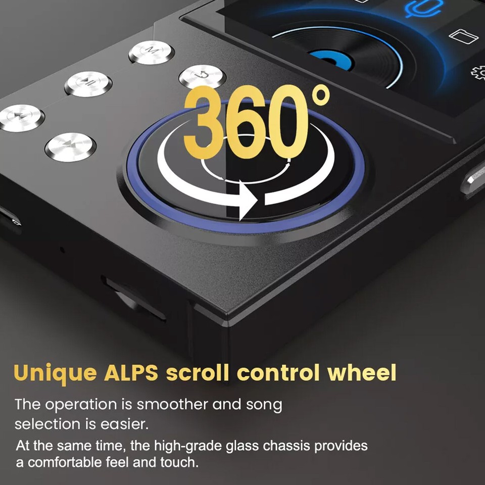 Digital HiFi MP3 Player With Bluetooth 5.3 Lossless DSD 256GB High ...