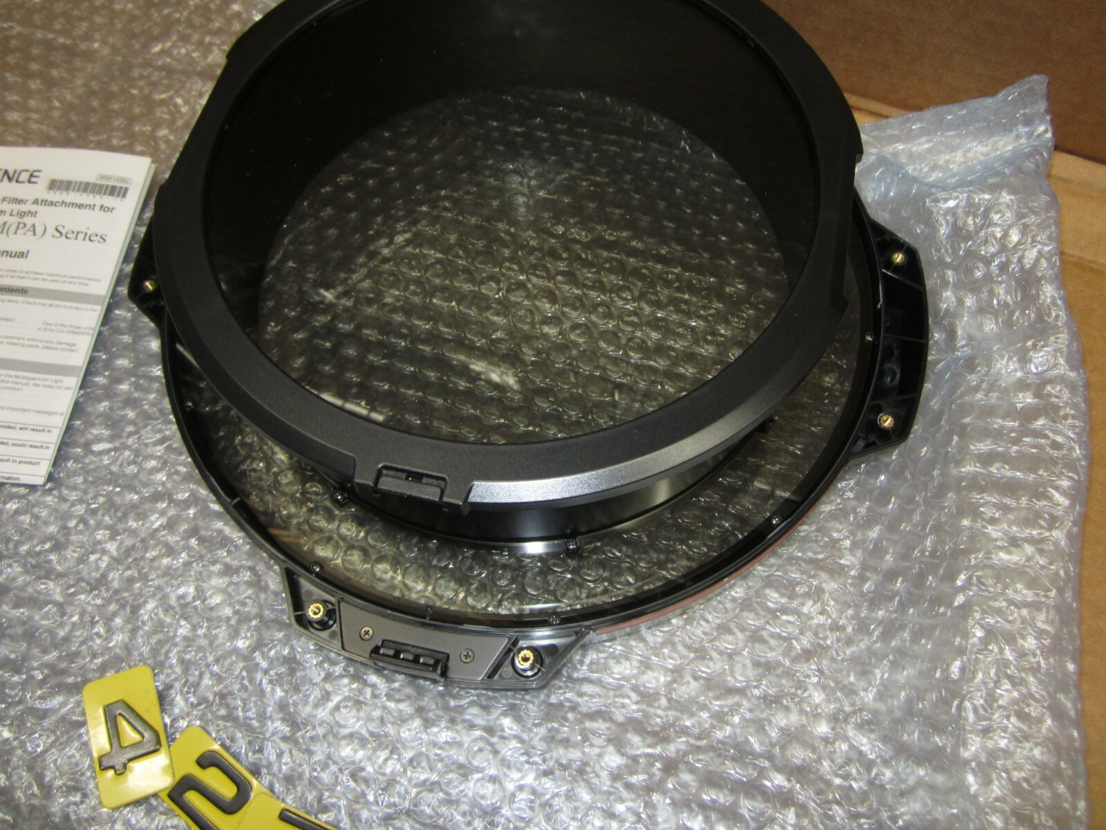 KEYENCE CA-DRM20PA 200MM POLARIZATION FILTER ATTACHMENT MULTISPECTRUM ...