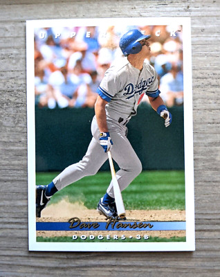 1993 Upper Deck DAVE HANSEN Baseball Card #537. LOS ANGELES DODGERS | eBay