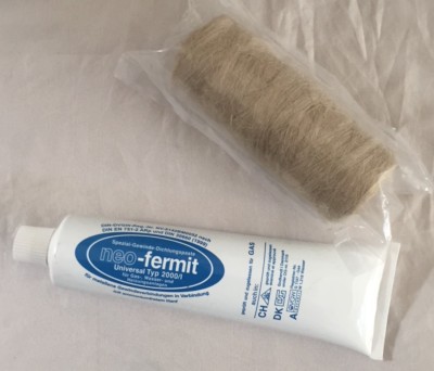 Hanfspule 80 Gramme + Neo Fermit 90 - Kit de Joints D'Étanchéité Pâte ...