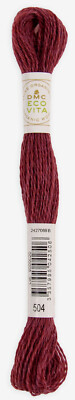 DMC Eco Vita Naturally Dyed Crewel Wool Embroidery Thread - Color 504 ...