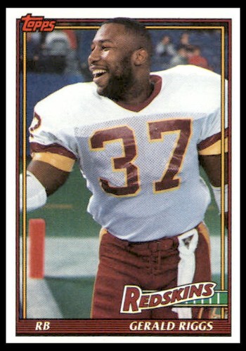 1991 Topps #178 Gerald Riggs Washington Redskins Football Card | eBay