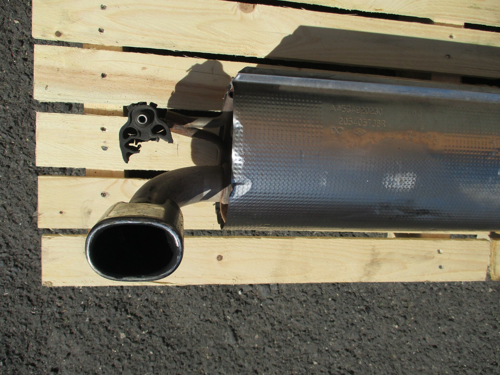 A4534920230 SCARICO MARMITTA SMART FORTWO 453 0.9 TURBO H4B 205405738R ...