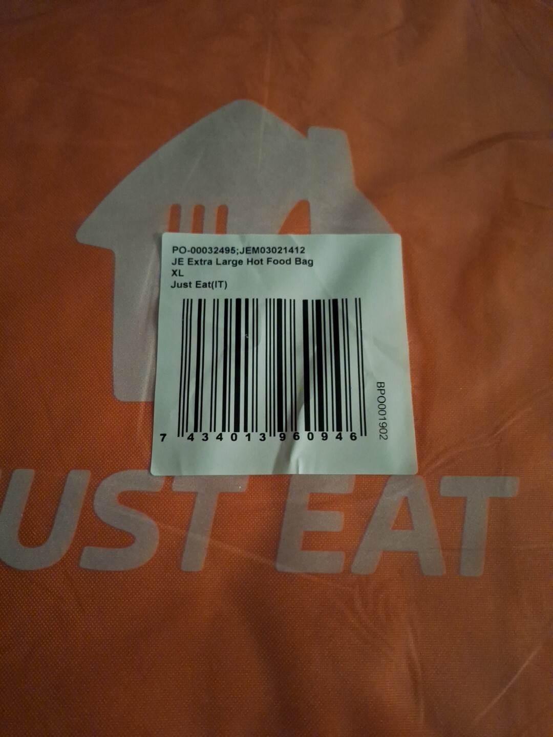 Just Eat Food Delivery - Insulated Extra Large Hot Food Bag | eBay UK