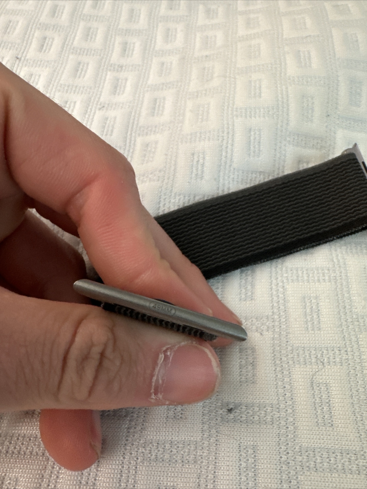 Apple Trail Loop Band for Watch Ultra - Black/Gray, S/M (49mm) for sale ...