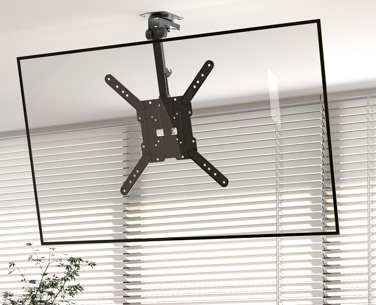 Beetronic Fold Up Down Away TV Ceiling Mount Bracket 23-55" TV Flip ...