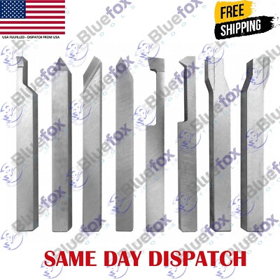 8Pcs/Set 6mm Metal Lathe Tools /knife Bits for Milling Cutting Tool ...