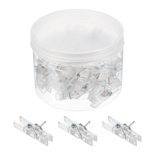 Pousser Broche Clips 50 Paquet Décoratif Artisanat Papier Clip pour ...