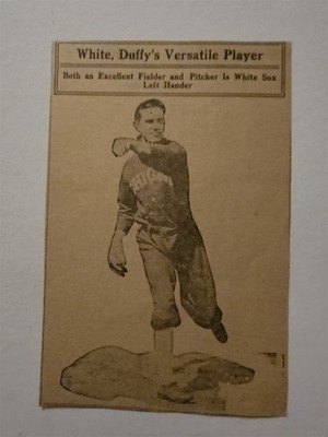 Doc White White Sox 1910 Corning Daily Journal Phototype VERY RARE! | eBay