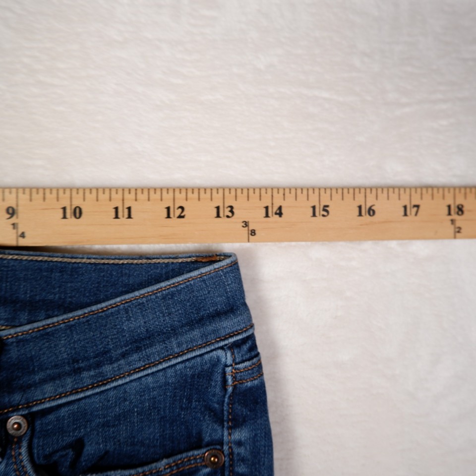 Ann Taylor LOFT Women's Blue jeans Moder Skinny 6P Distressed Medium ...