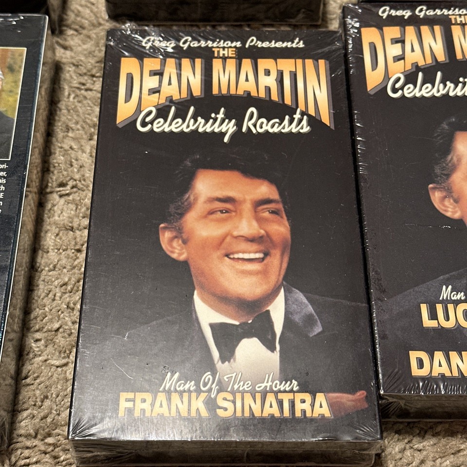 Lot of (7) Dean Martin VHS Tapes Greg Garrison Celebrity Roasts NEW ...