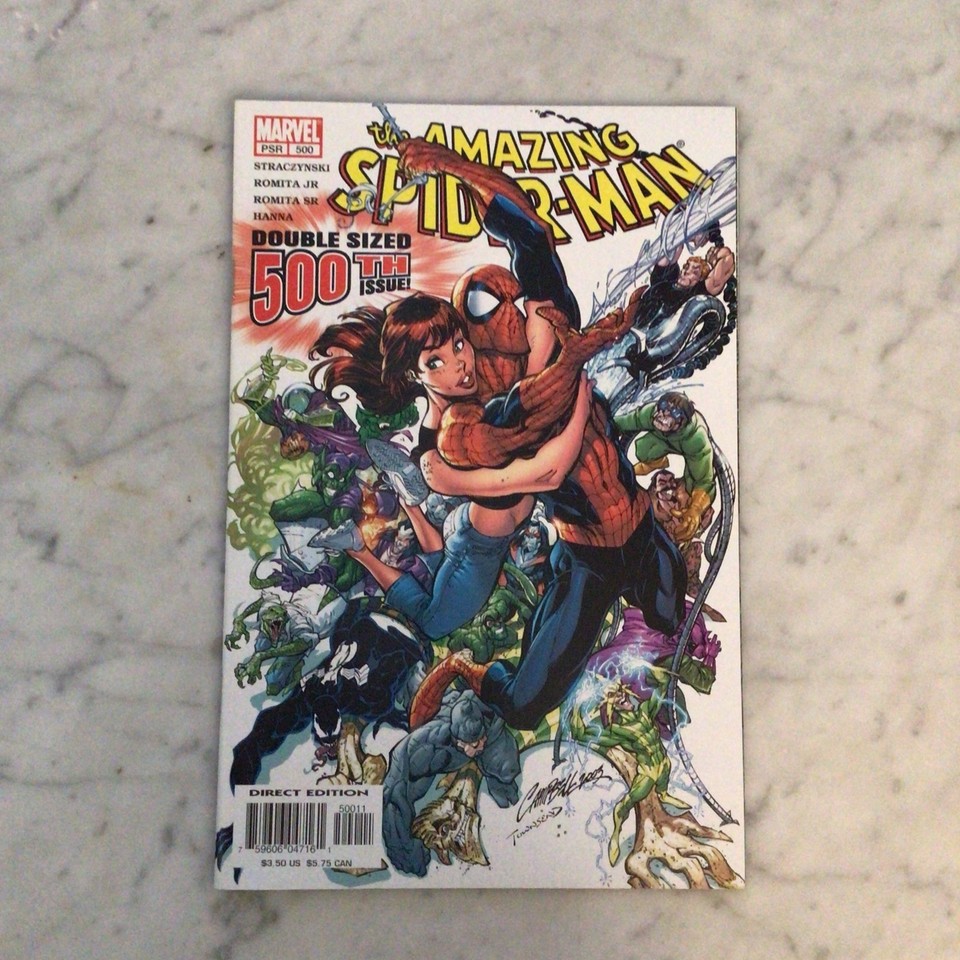 Amazing Spider-Man #345, #22 Super Sized Annual And Double Sized 500th ...