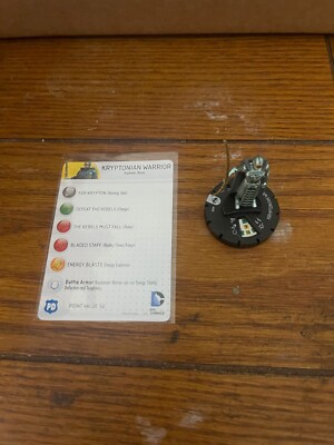Vintage Heroclix Marvel tabletop KRYPTONIAN WARRIOR #006 w/ Card | eBay