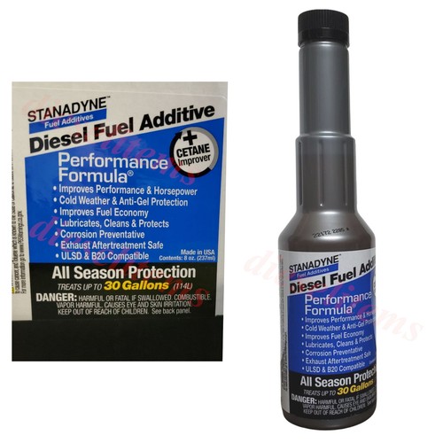 Stanadyne Performance Formula Diesel Fuel Additive, 8oz Treats 30 ...