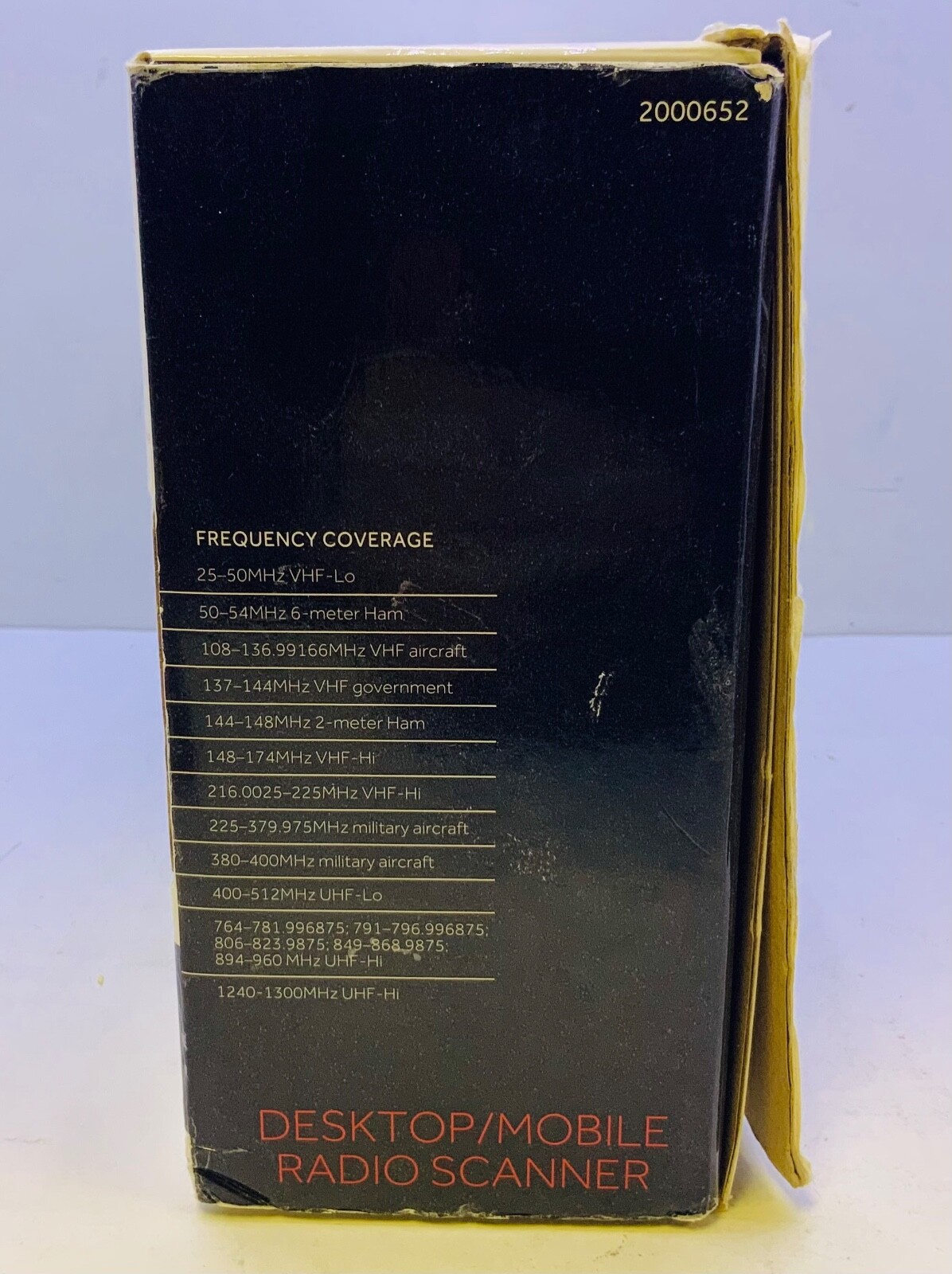 Radio Shack PRO-652 2000652 Desktop Mobile Digital Trunking Scanner for ...