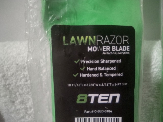 Lawn Razor Precision Sharpened C-BLD-0184 18-11/16" x 2-3/8" Lawn Mower ...