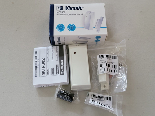 Visonic MCT-302 Wireless Magnetic Contact Transmitter with 1 INPUT, UL 315MHZ | eBay