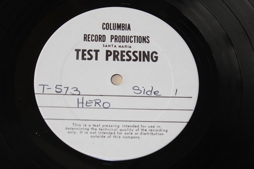 Hero / USA LP Test Pressing / Boys Will Be Boys / 20th Century Fox ...