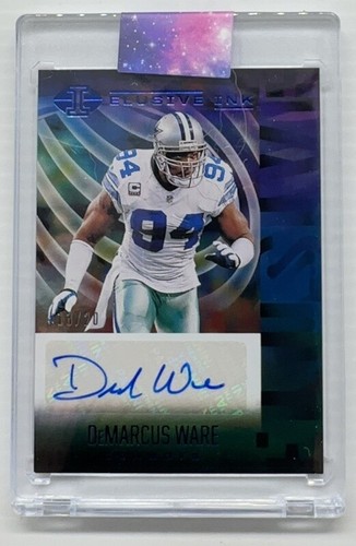 2021 Illusions DeMarcus Ware Elusive Ink Blue Auto Autograph #13/20 HOF ...