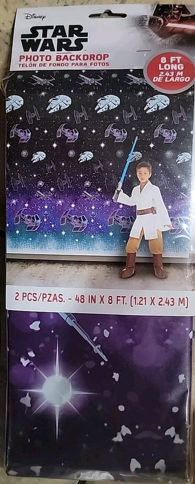 Disney Star Wars Birthday Party Photo Backdrop 8’x48” **FREE SHIP** | eBay