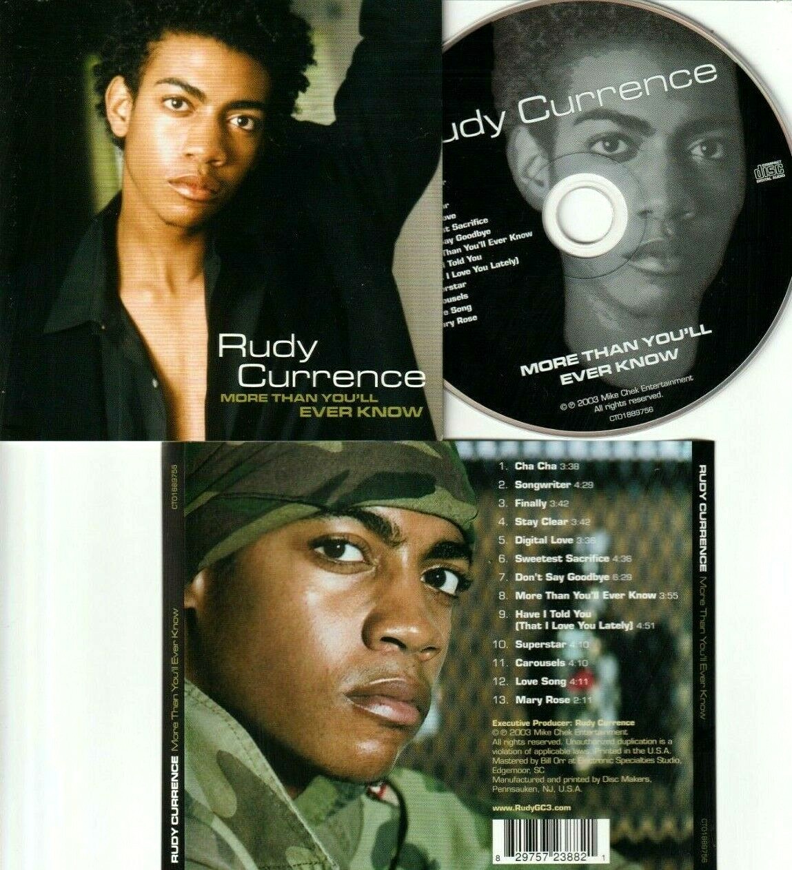 More Than You'll Ever Know by Rudy Currence (CD, 2003, Mike Chek ...