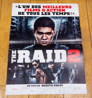 THE RAID 2 Affiche cinéma 40x60 GARETH EVANS, IKO UWAIS, JULIE ESTELLE, RUHIAN | eBay