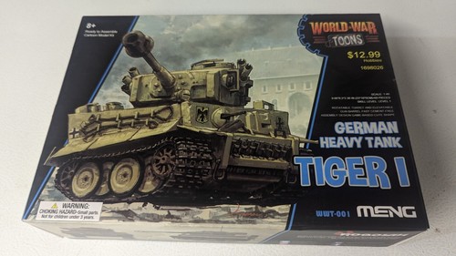 MENG WORLD WAR TOONS German Tiger 1 Heavy Tank Model Kit - NEW - Kit ...