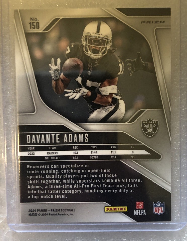 15 Davante Adams Card Lot #2 No Dupes Top Loaded Insert Chase Die Cut Prizm | eBay UK