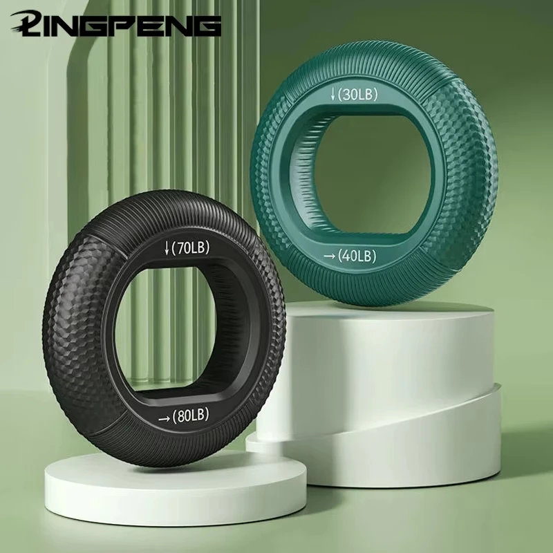 Silicone Finger Gripper Ring Hand Muscle Strengthener Ring Wrist Finger ...