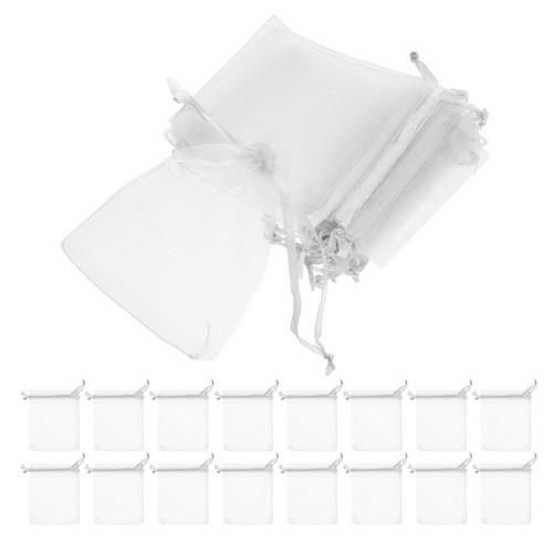 100 Pcs Mesh Bag Holiday Goodie Bags Jewelry Pouches with Drawstring | eBay