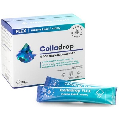 Food supplement "Marine Collagen Flex 5000 mg" Aura Herbals Colladrop ...
