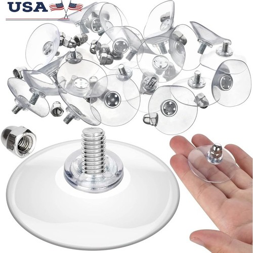 Strong Suction Cup Set W/ Screws Window Mounting License Plate ...