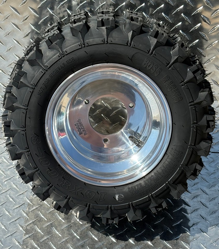 HONDA ATC70 ATC 70 WHEELS AND TIRES BEADLOCKS 16X8-8 SET WHEEL TIRE ...