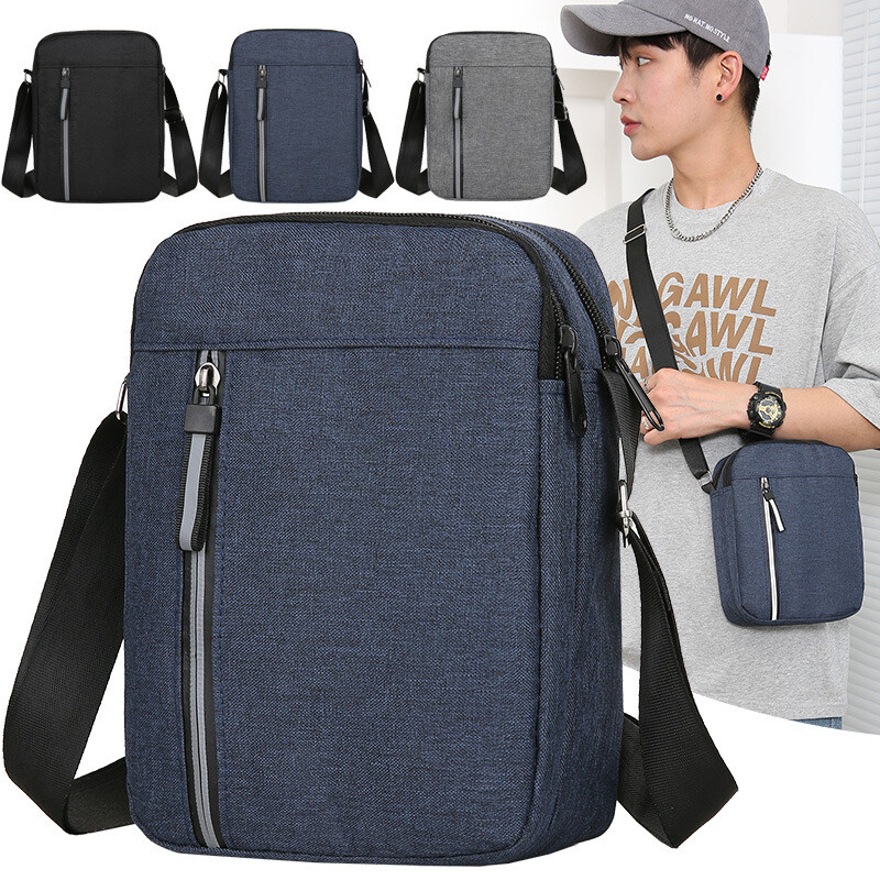 Men's Messenger Bag Waterproof Cross Body Shoulder Utility Travel Work ...