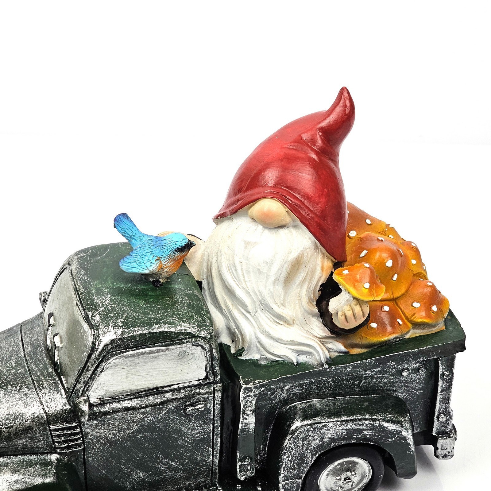 Gnome Driving Ute Car Garden Ornament Figurine Statue Sculpture Home ...