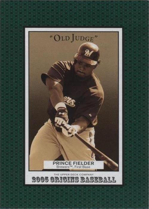 2005 Upper Deck Origins - Old Judge Prince Fielder #265 (RC) for sale ...