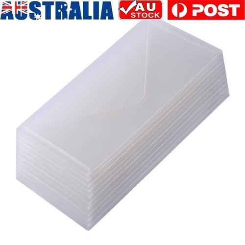10x Stamp Die Storage Pockets Clear Envelopes Scrapbooking Stencil ...