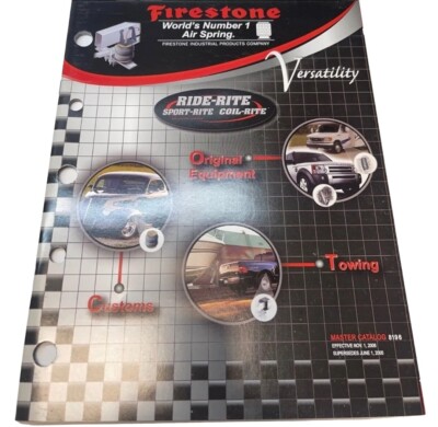 Firestone Ride-Rite Sport-Rite Coil-Rite Original Equipment Master ...