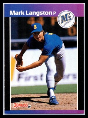 1989 Donruss #227 Mark Langston Pitcher Seattle Mariners FREE shipping ...