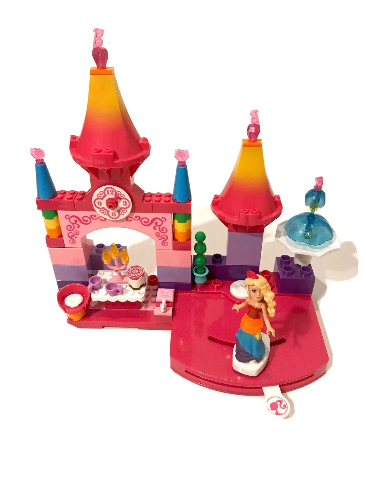 Mega Bloks Barbie Rainbow Princess Castle Girls Spin and Twirl Kit | eBay