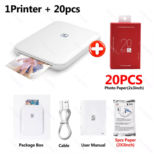 HPRT MT53 Portable Bluetooth Photo Printer with Zink Technology, 2x3 Inch | eBay