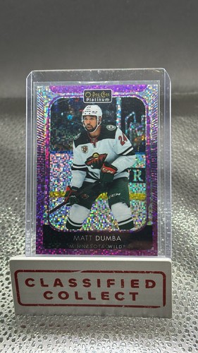 2021-22 O-Pee-Chee Platinum - Matt Dumba #55 Violet Pixels /299 for ...